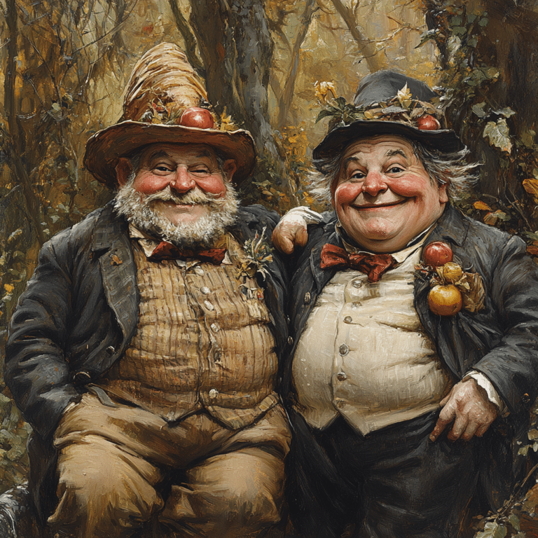 Tweedle Dee And Tweedle Dum Fascinate With Their Quirky Charm
