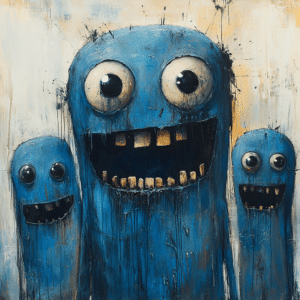 Blue Characters With Extraordinary Traits And Impact