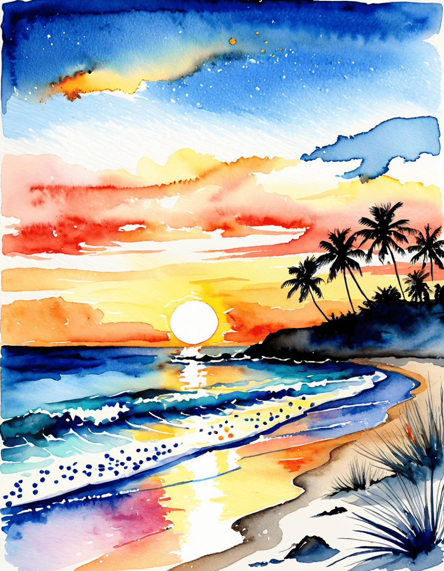 Beach Drawing Techniques That Will Inspire You Today