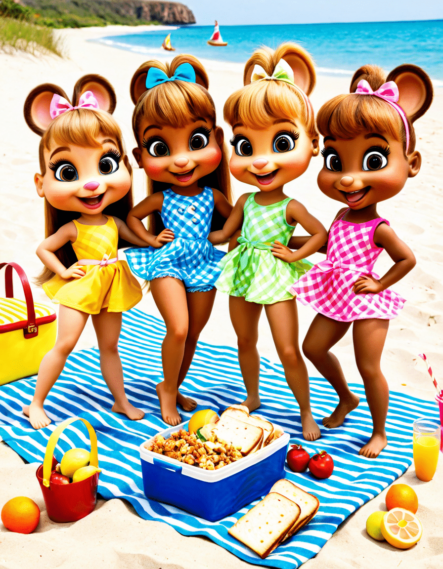 Chipettes Charm With Their Catchy Tunes And Adorable Antics