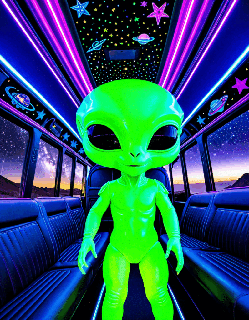Baby Alien Fan Bus Video Captivates Millions With Fun
