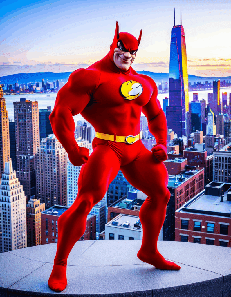 Crimson Chin The Extraordinary Hero With A Legendary Jaw