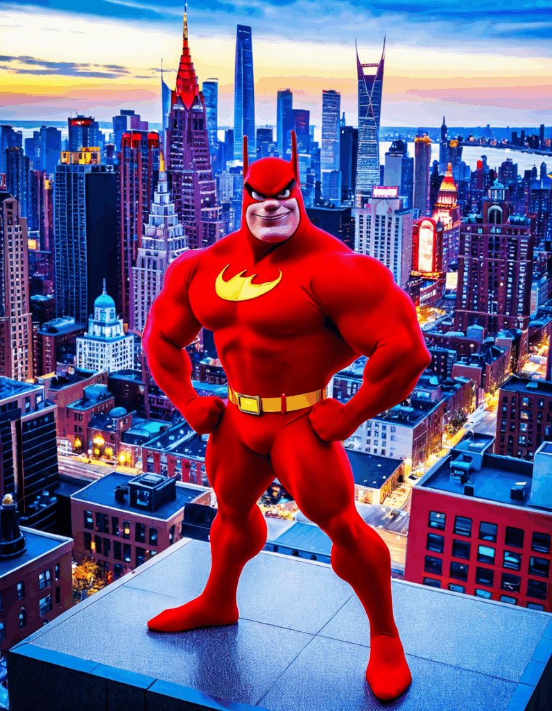 Crimson Chin The Extraordinary Hero With A Legendary Jaw