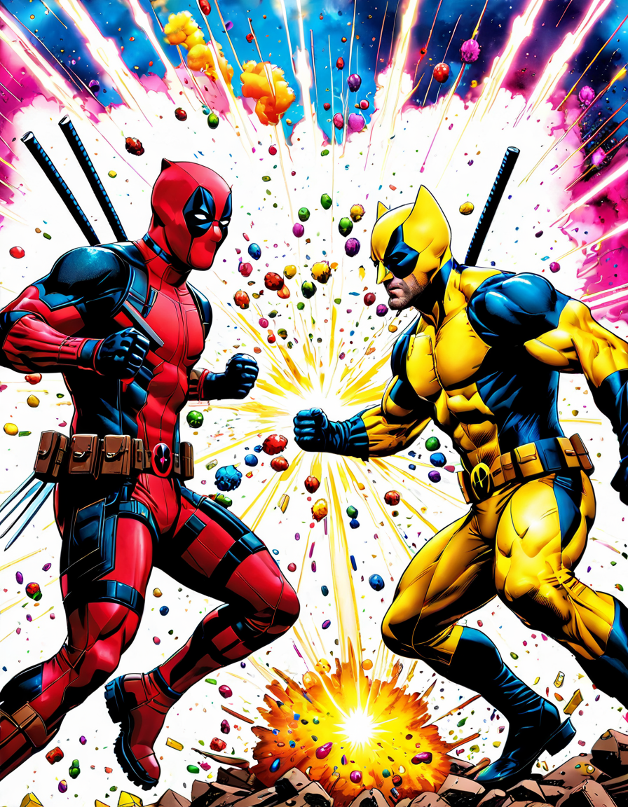 Deadpool & Wolverine Face Off In Epic Action Adventure