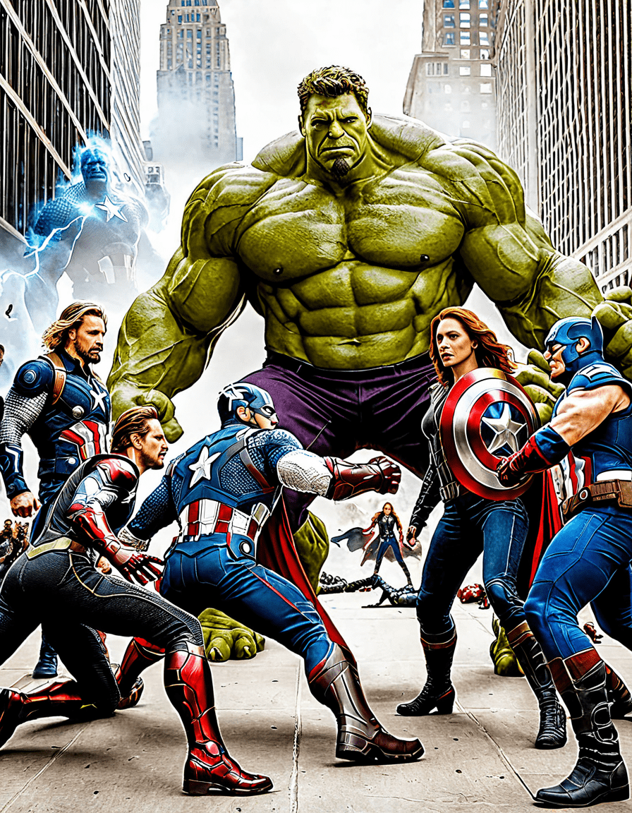 The Avengers Assemble For Epic Battles And Teamwork